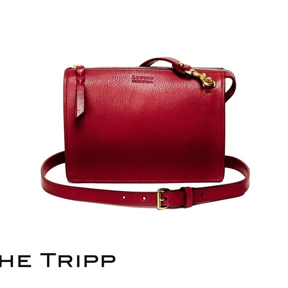 lotuff | Bags | Nwt Lotuff Leather Tripp In Red | Poshmark